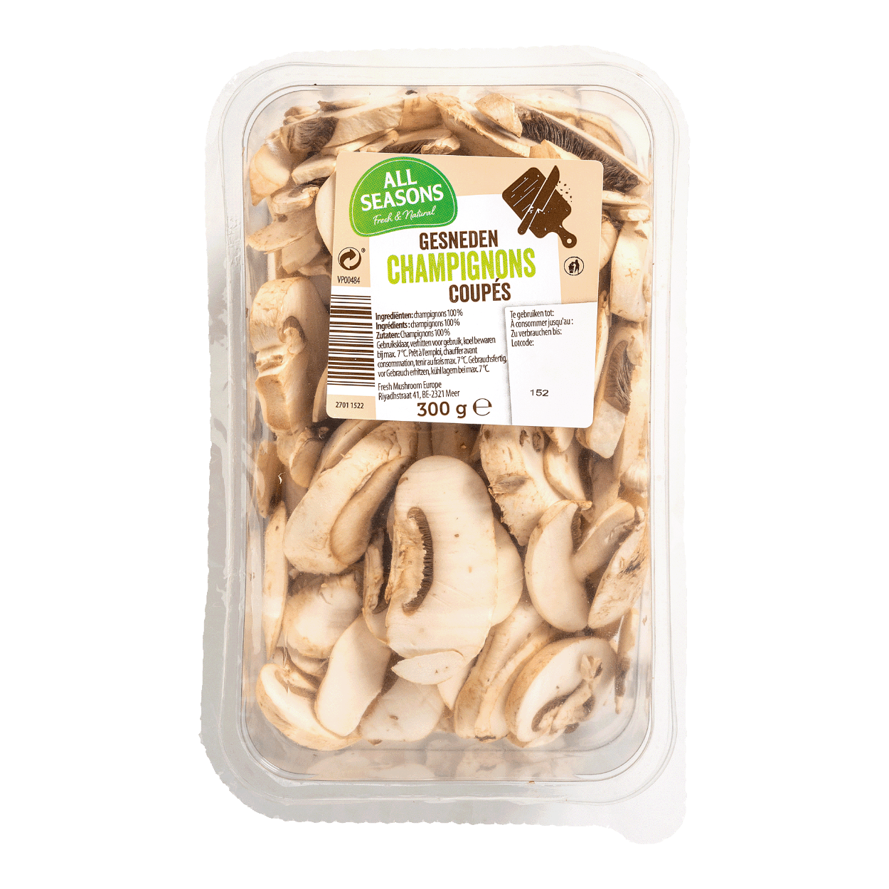 ALL SEASONS® Gesneden champignons kopen bij ALDI België