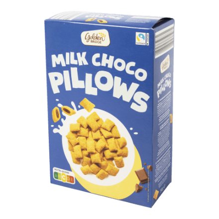 Milk chocolate pillows GOLDEN BRIDGE® kopen bij ALDI België