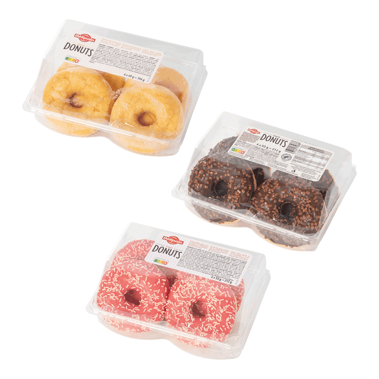 Donuts, 4 st. DÉLIPAIN® kopen bij ALDI België