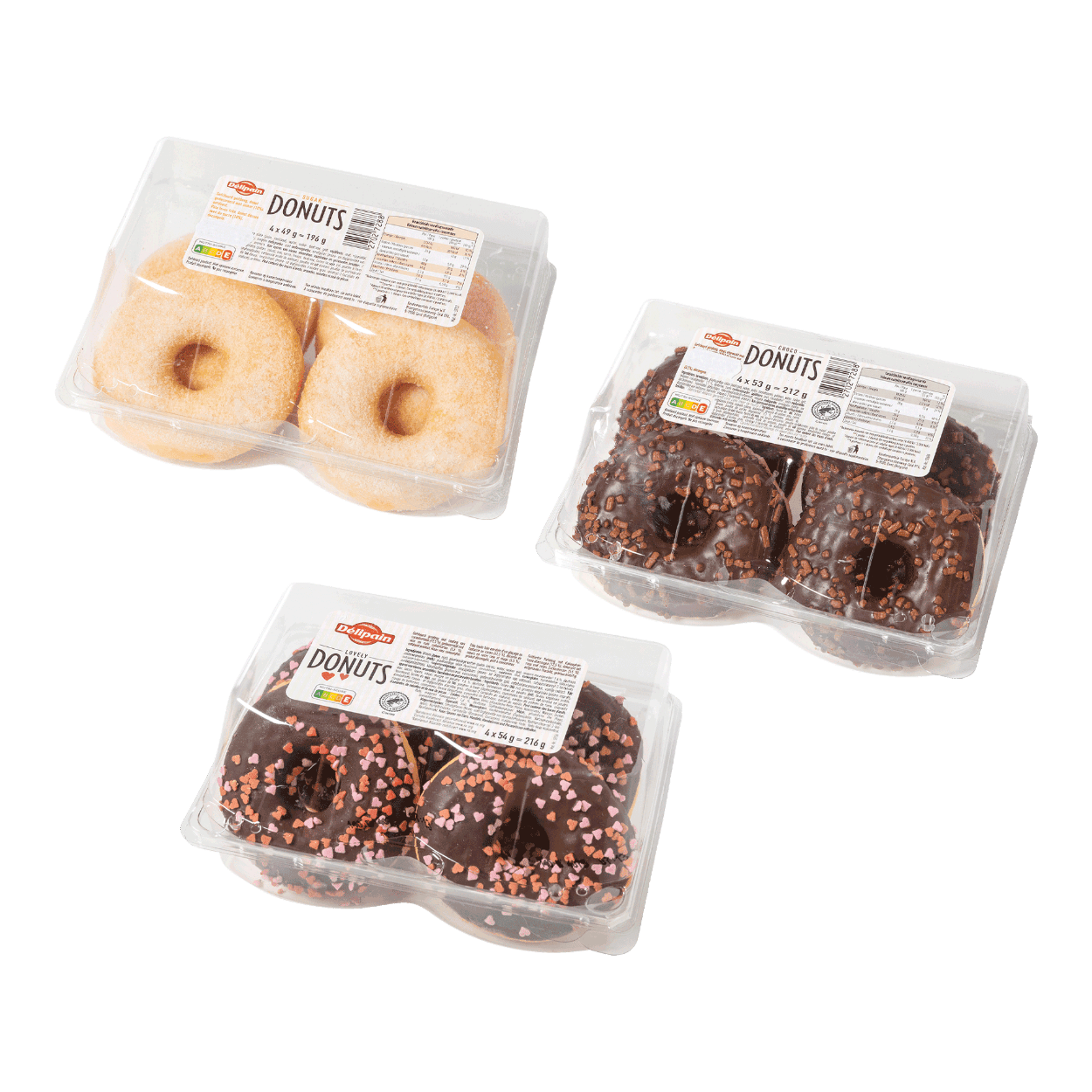 Donuts, 4 st. DÉLIPAIN® kopen bij ALDI België