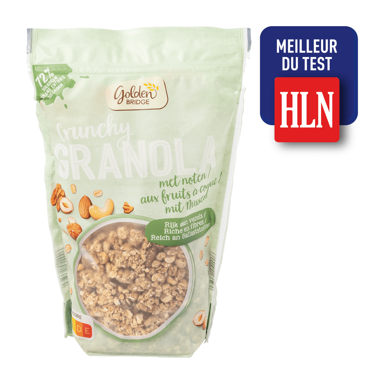Crunchy granola GOLDEN BRIDGE® bon marché chez ALDI