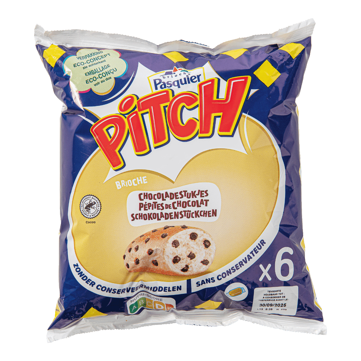 Brioches pitch, 6 pcs BRIOCHE PASQUIER® bon marché chez ALDI
