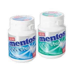 Chewing-gum Gum White MENTOS® bon marché chez ALDI