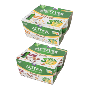 Yaourt aux fibres, 4 pcs ACTIVIA® bon marché chez ALDI