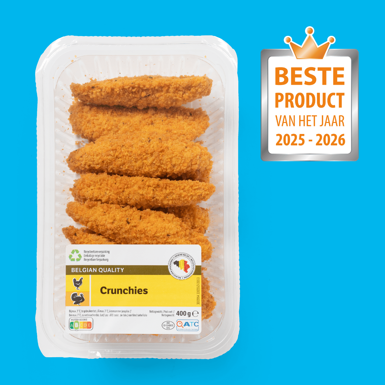 Crunchies kip-kalkoen, 10 st. kopen bij ALDI België