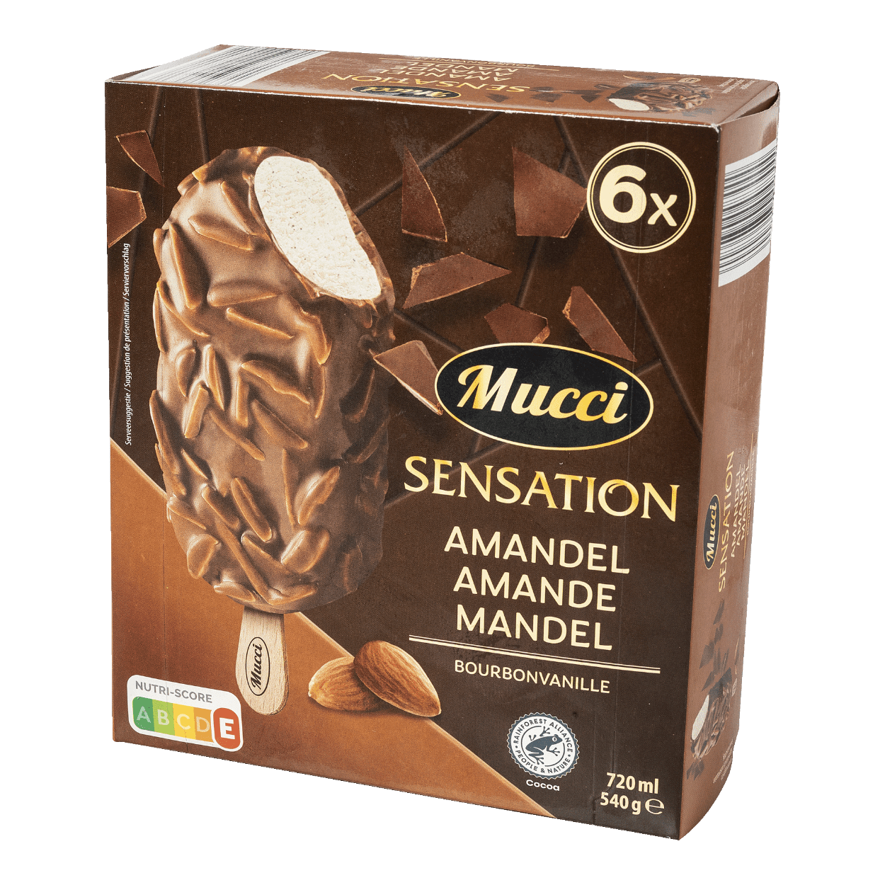 IJssticks melkchocolade amandel, 6 st. MUCCI® kopen bij ALDI België