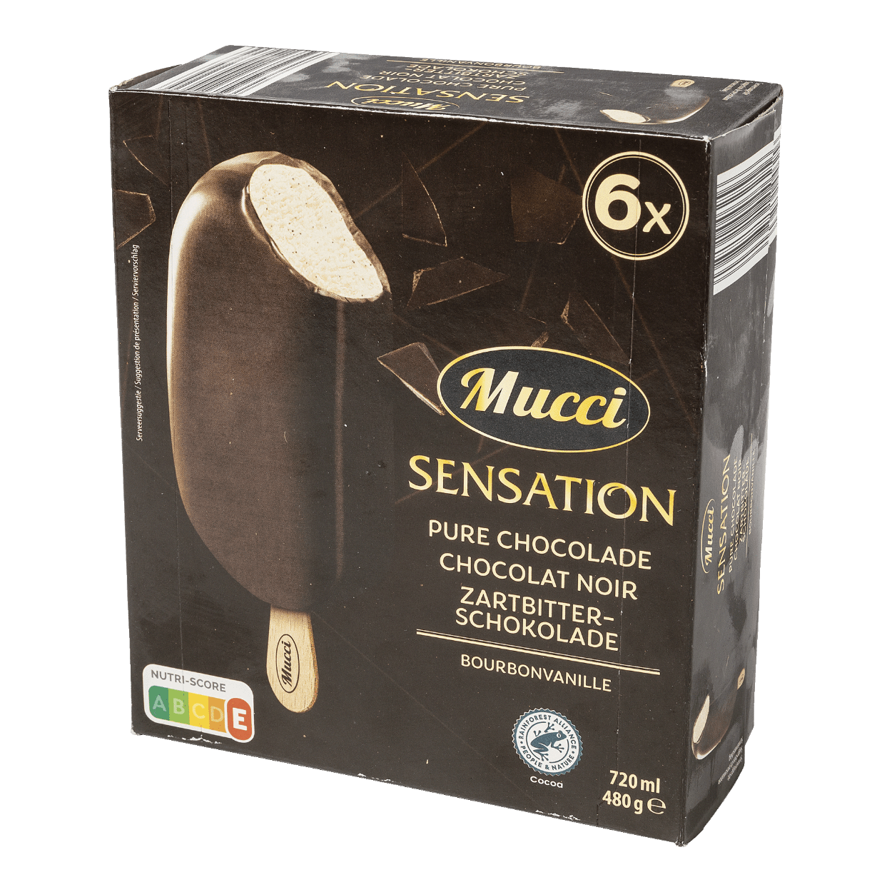 Roomijssticks met pure chocolade, 6 st. MUCCI® kopen bij ALDI België