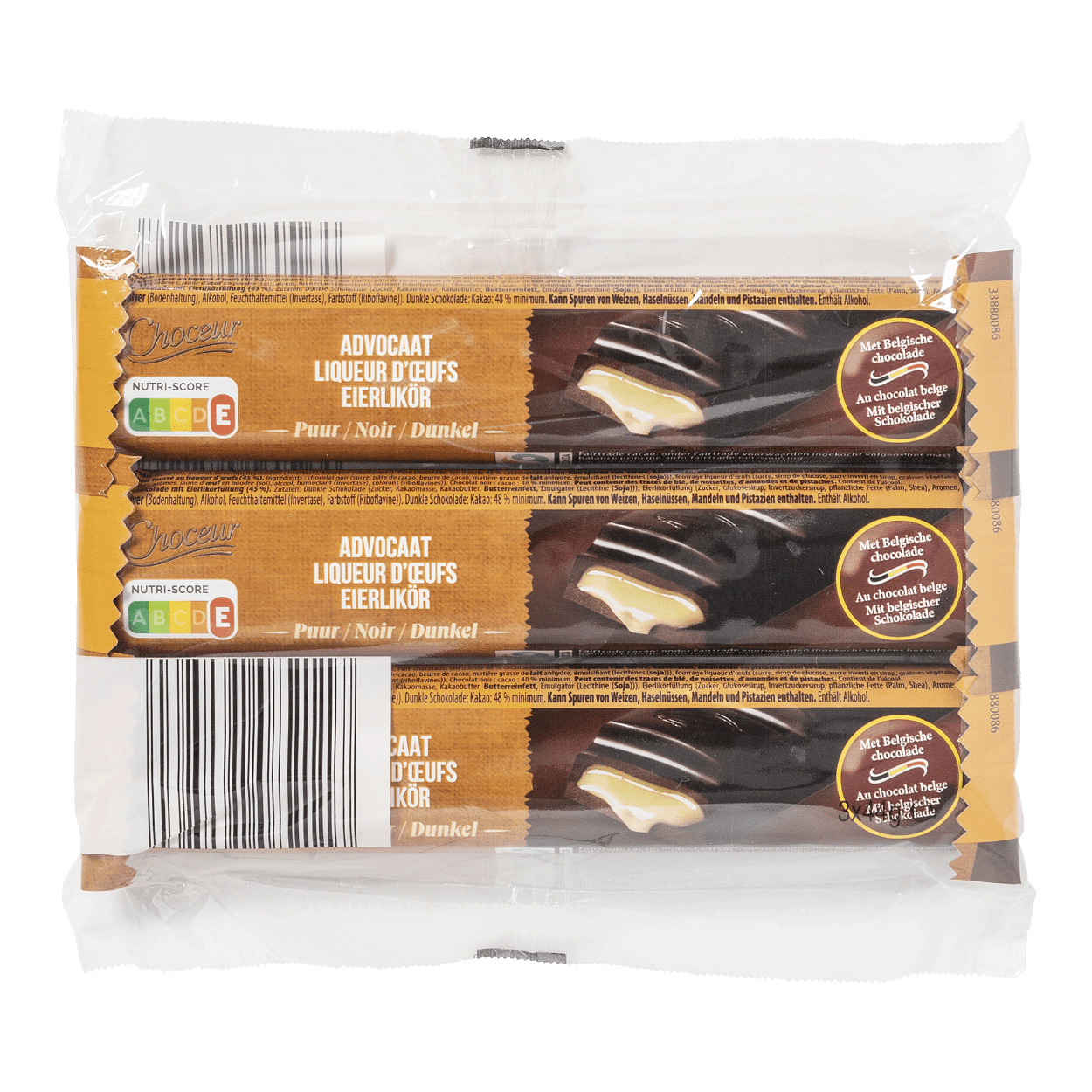 Barres de chocolat fourrées, 3 pcs CHOCEUR® bon marché chez ALDI