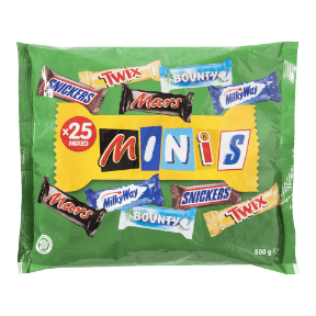Mars minis mix 500 g MARS® bon marché chez ALDI
