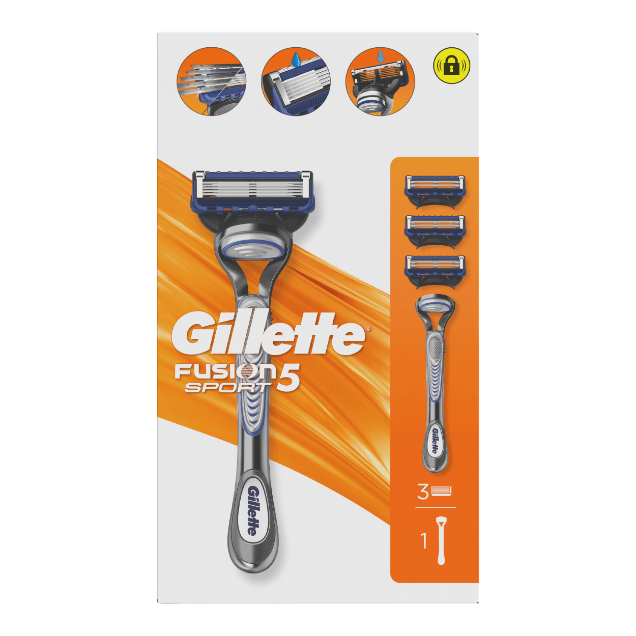 GILLETTE® Gillette fusion 5 sport bon marché chez ALDI