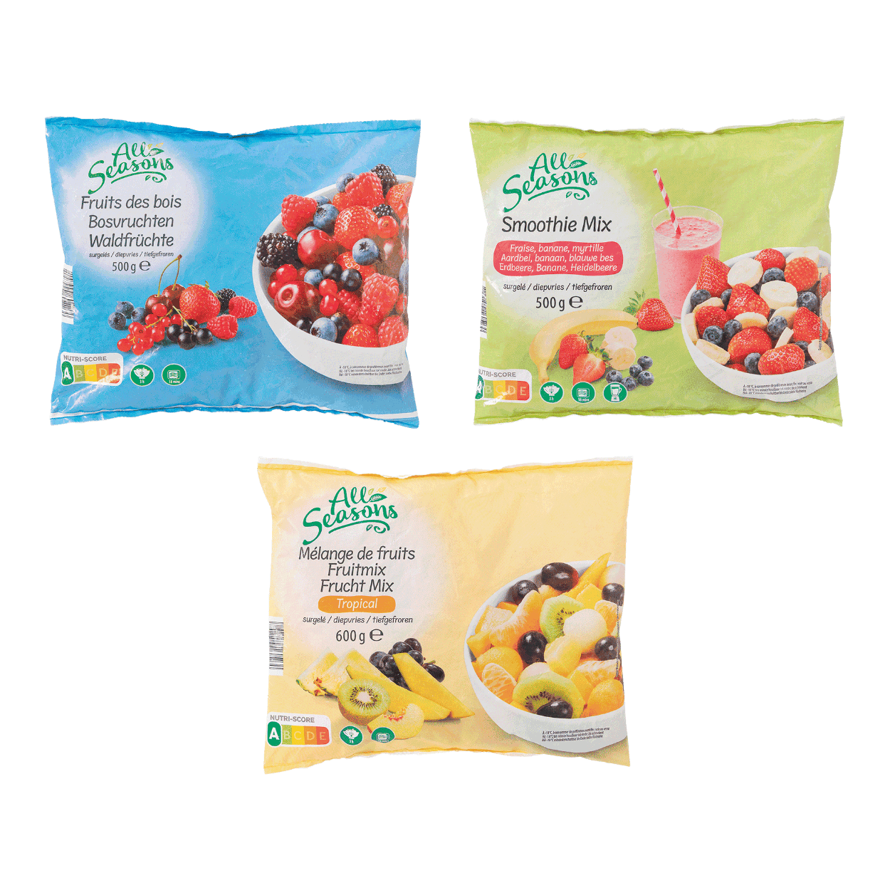 Mélange de fruits ALL SEASONS® bon marché chez ALDI