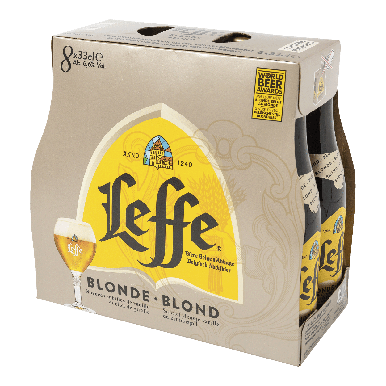 Bière d'abbaye blonde, 8 pcs LEFFE® bon marché chez ALDI