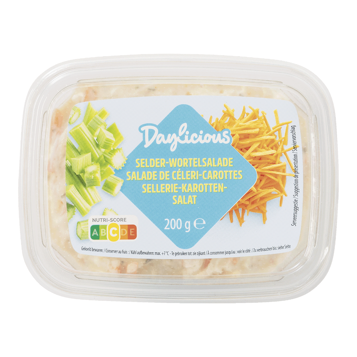 Selder-wortel- of komkommersalade DAYLICIOUS® kopen bij ALDI België