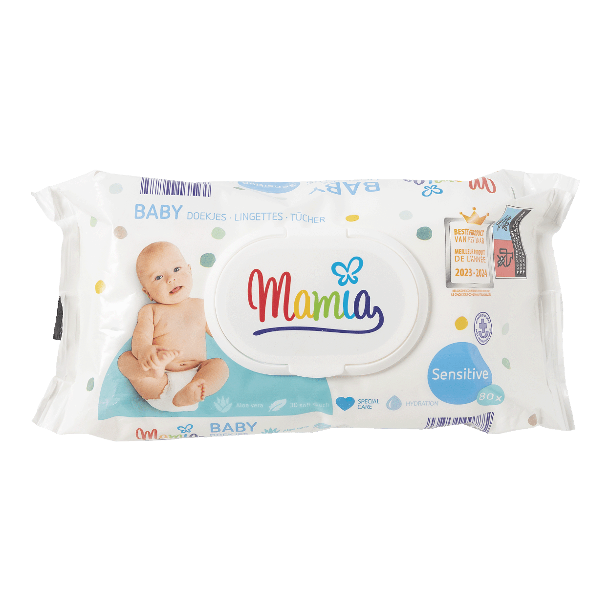 Babydoekjes sensitive, 80 st. MAMIA® kopen bij ALDI België