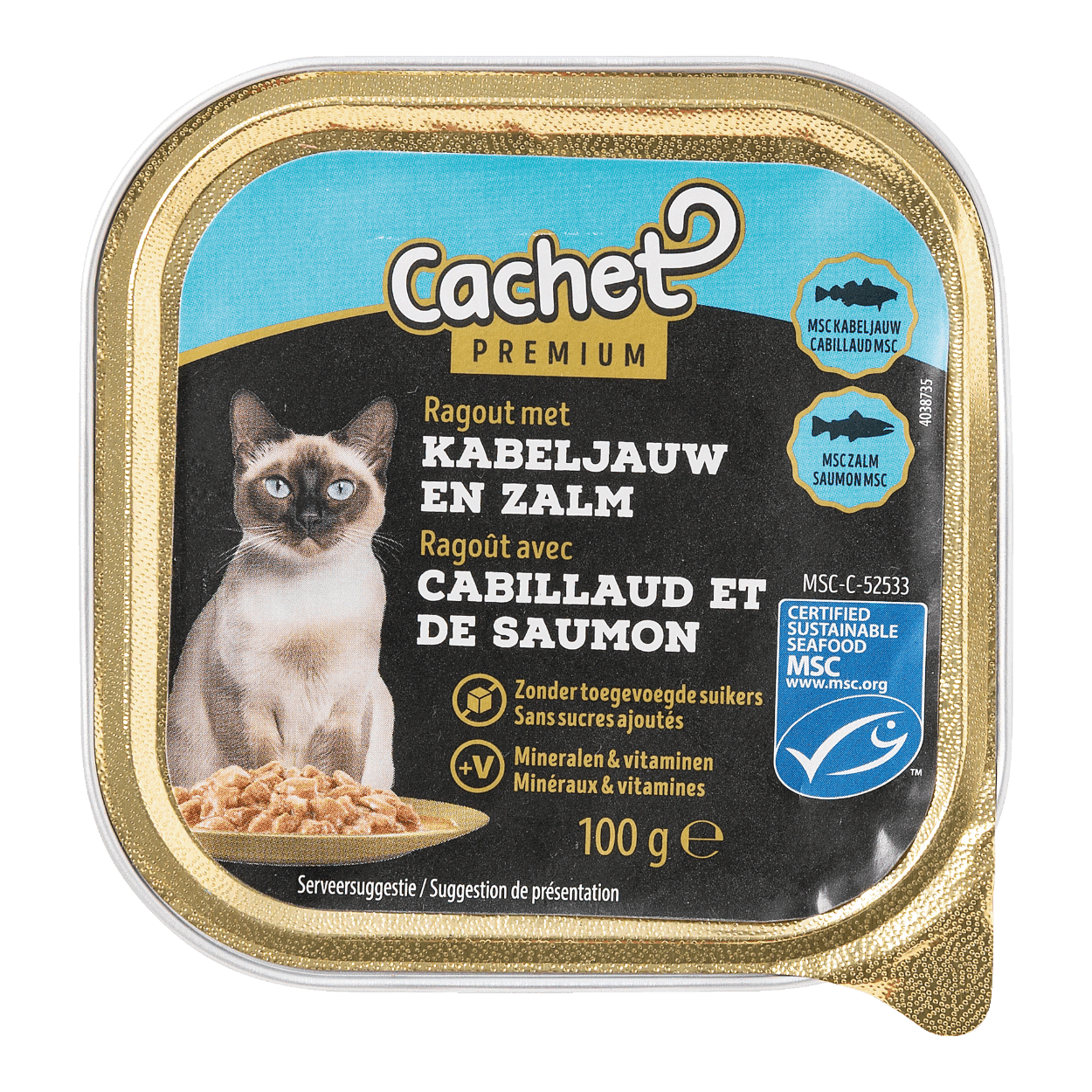 Aliment pour chats duo CACHET® bon marché chez ALDI