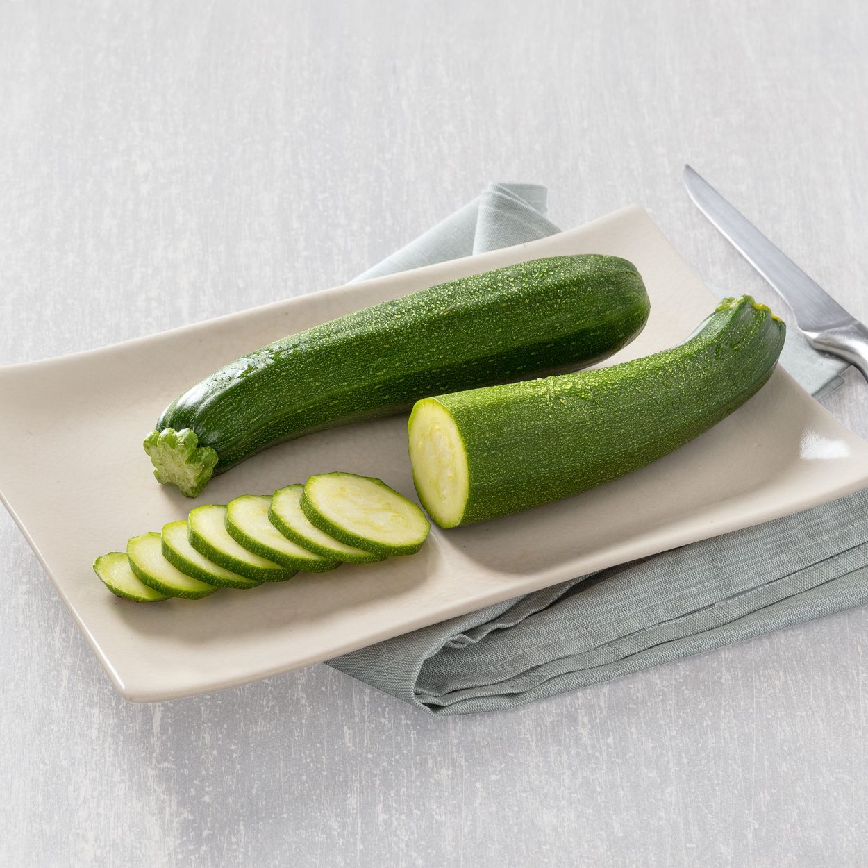 Courgette bio bon marché chez ALDI