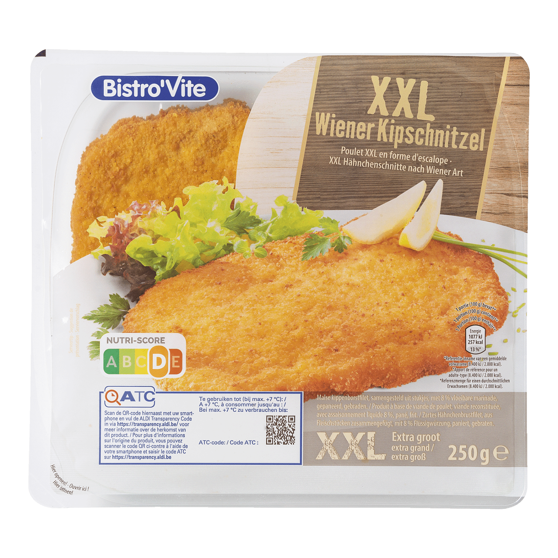 BISTRO'VITE® Schnitzel XXL kopen bij ALDI België