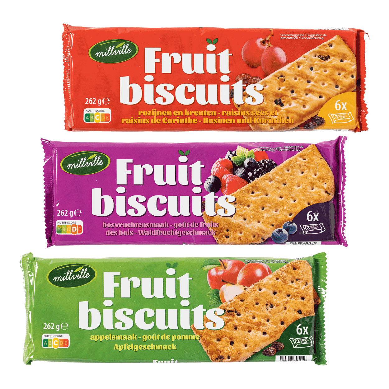 Biscuits aux raisins secs, pack de 6 MILLVILLE® bon marché chez ALDI