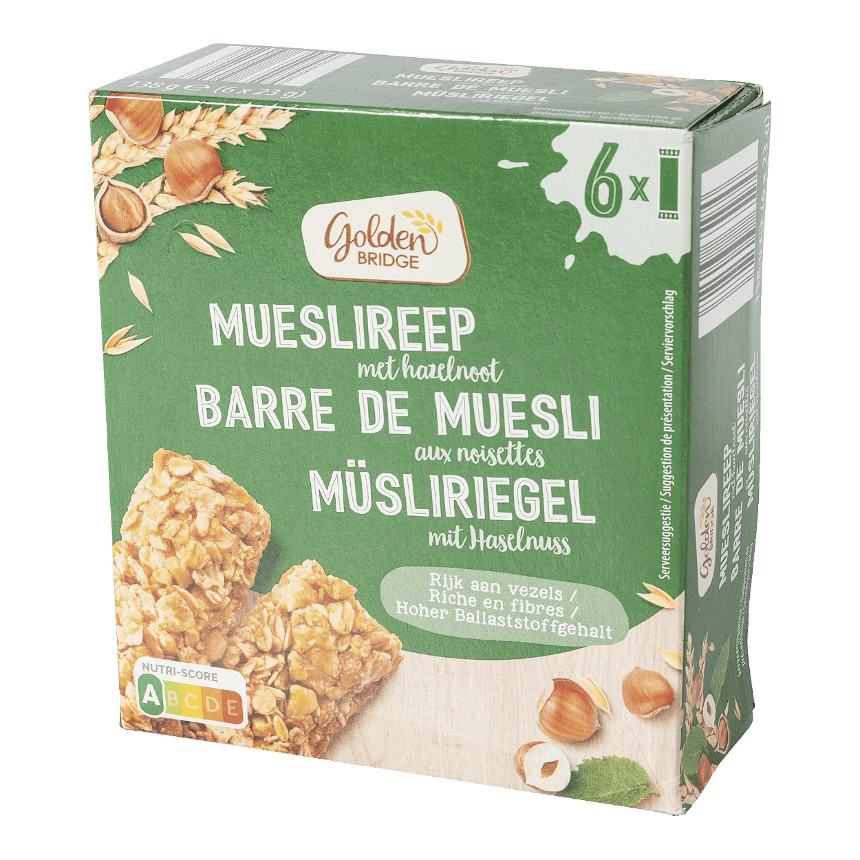 Mueslirepen, 6 st. GOLDEN BRIDGE® kopen bij ALDI België