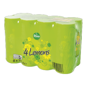 RIVER® Limonade 4 lemons, 8 pcs bon marché chez ALDI