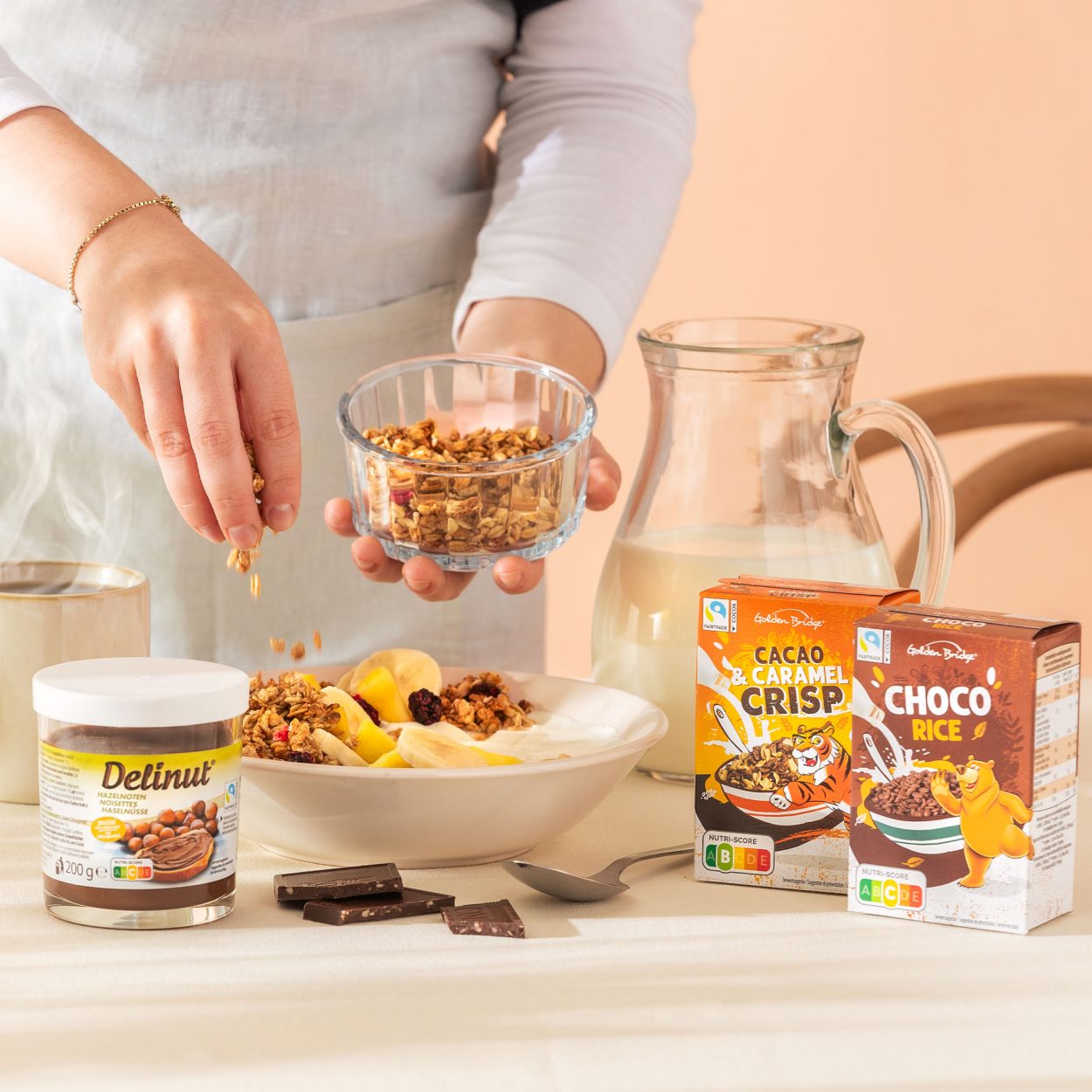 GOLDEN BRIDGE® Frühstückscerealien, 8er-Packung günstig bei ALDI