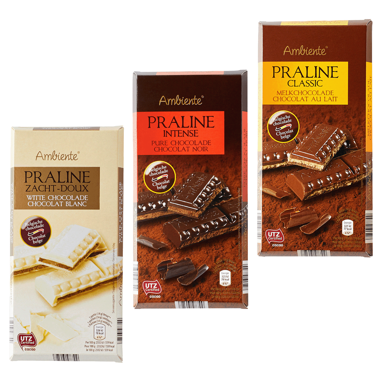 AMBIENTE® Chocolade met praliné kopen bij ALDI België