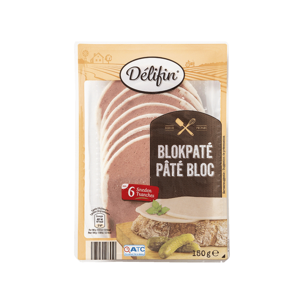 DÉLIFIN® Pâté en bloc bon marché chez ALDI