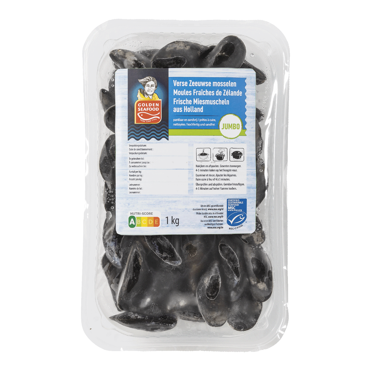 Moules de Zélande fraîches « Jumbo », 1 kg GOLDEN SEAFOOD® bon marché ...