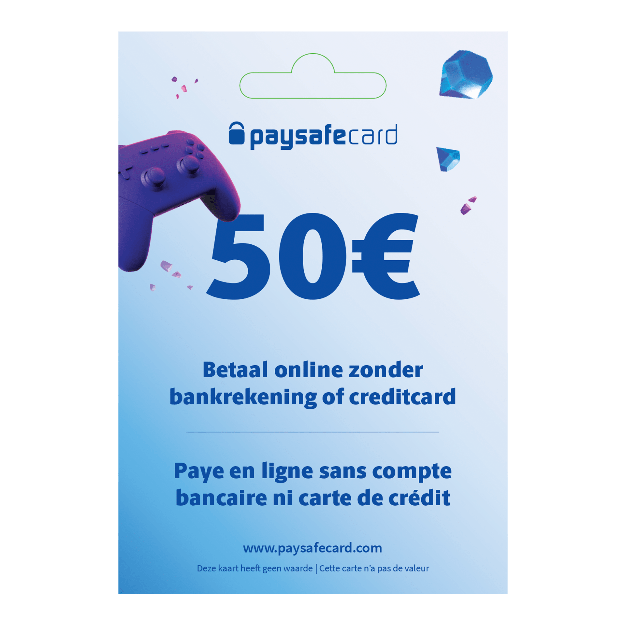 Carte de paiement Paysafe 50 euros bon marché chez ALDI