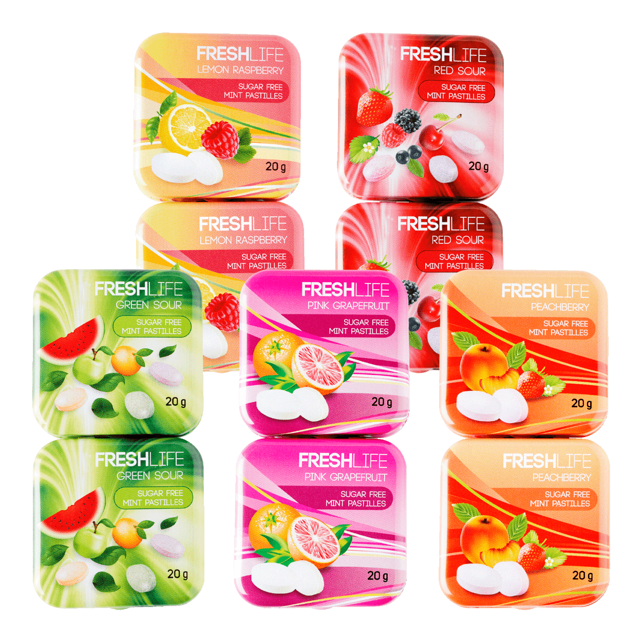FRESHLIFE® Fruitige muntjes, 2-pack kopen bij ALDI België