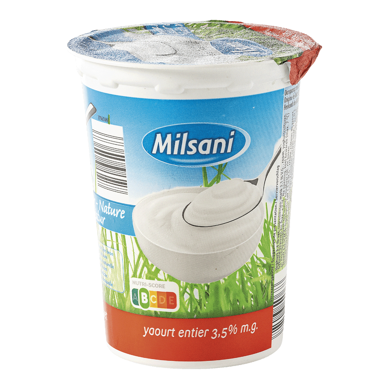 Yaourt nature entier MILSANI® bon marché chez ALDI