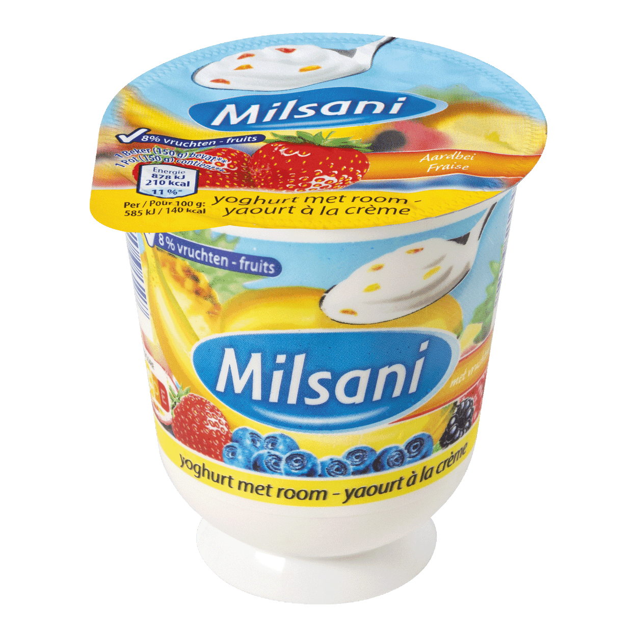 Yaourt entier aux fruits MILSANI® bon marché chez ALDI