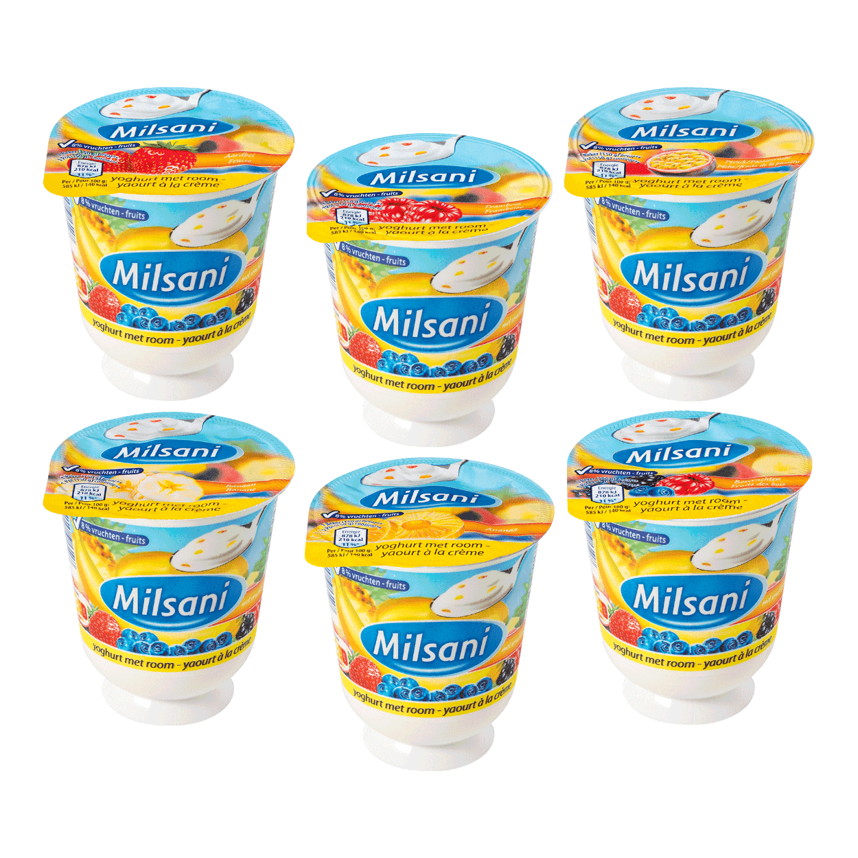 Volle yoghurt met fruit MILSANI® kopen bij ALDI België
