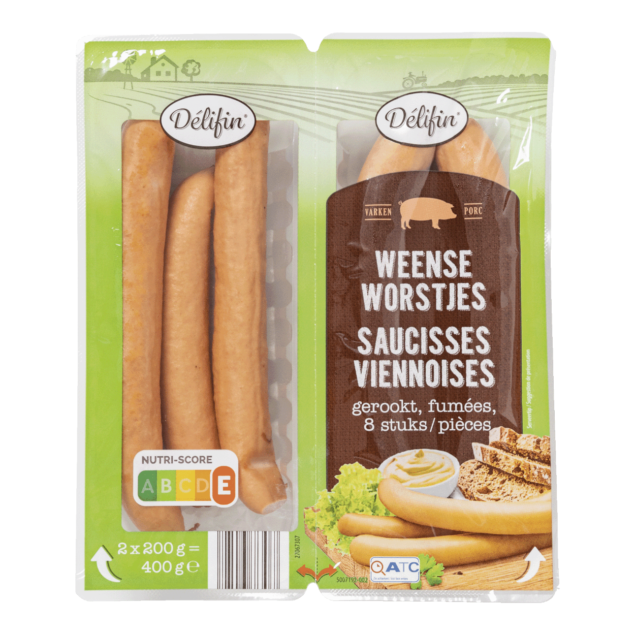 DÉLIFIN® Saucisses viennoises bon marché chez ALDI