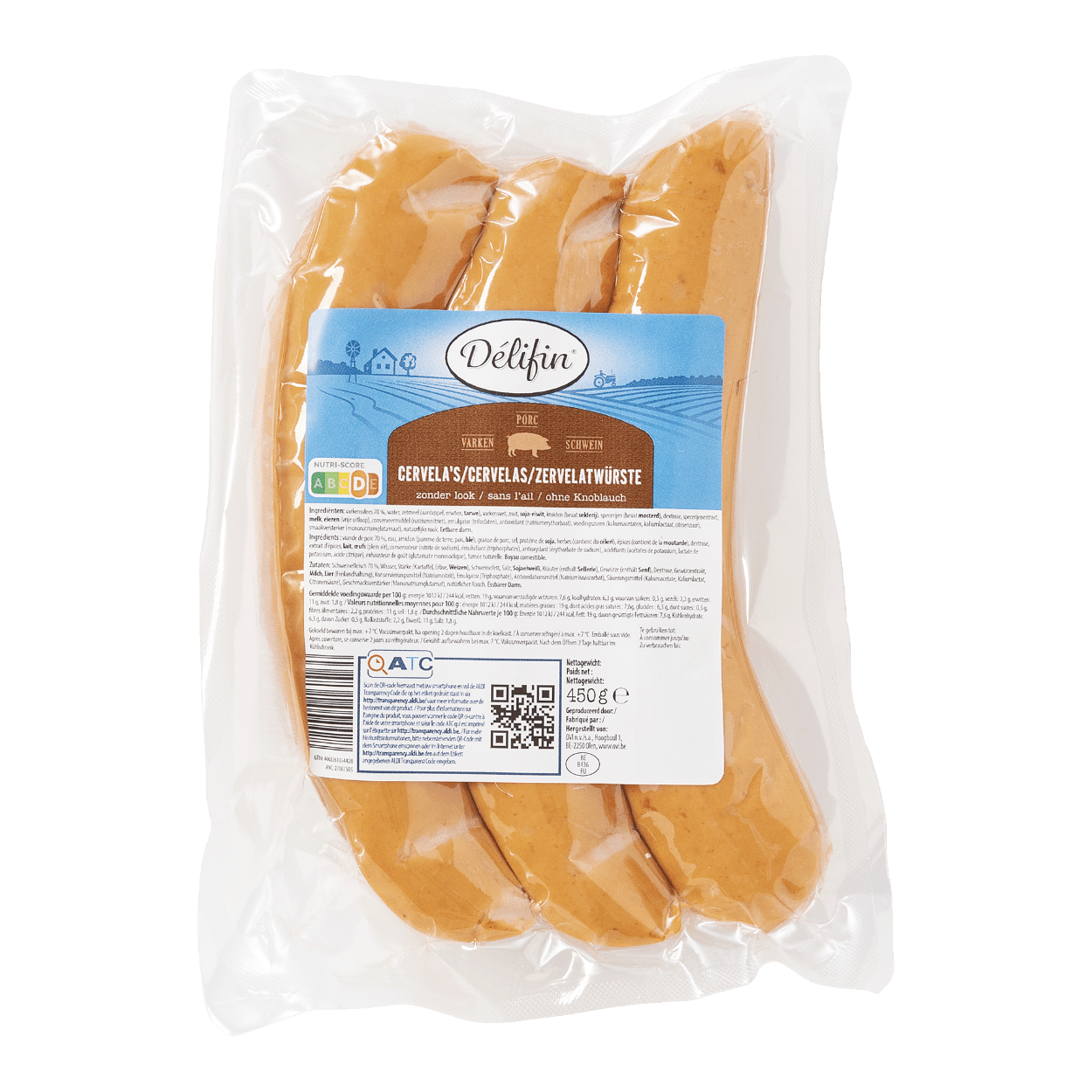 Cervela's, 3 st. DÉLIFIN® kopen bij ALDI België