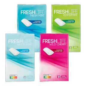 Chewing-gum, pack de 5 FRESHLIFE® bon marché chez ALDI