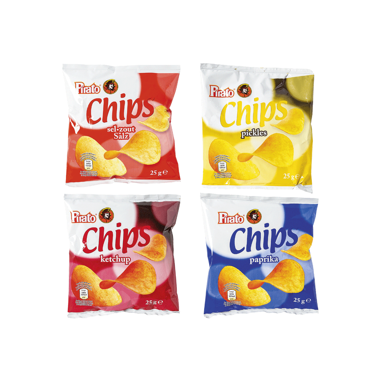Multipack chips, 15 st. PIRATO® kopen bij ALDI België
