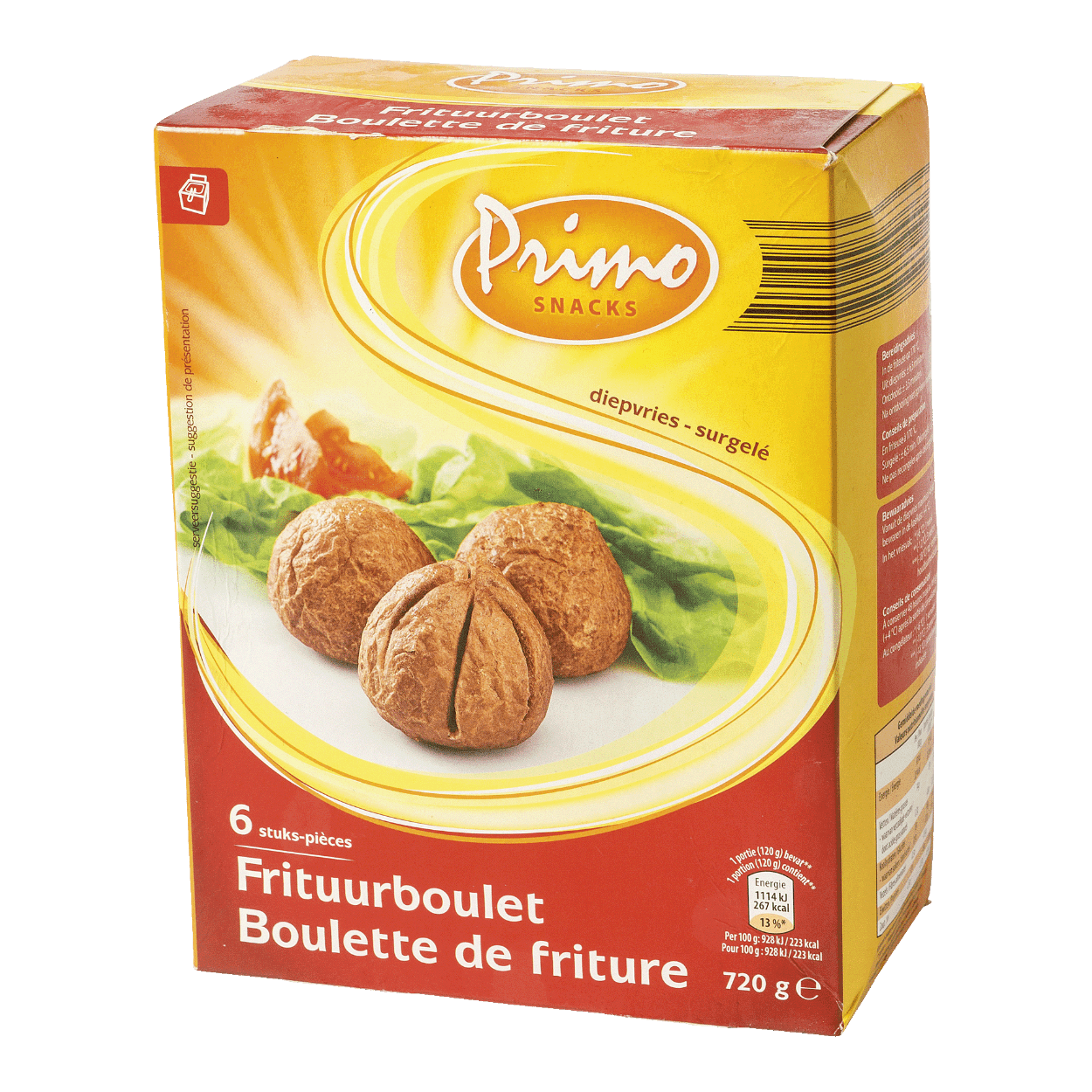 PRIMO SNACKS® Boulettes de friture, 6 pcs bon marché chez ALDI