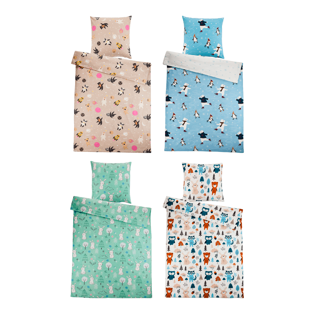 Flanell-Bettdeckenbezug, 1 Pers. NOVITESSE® günstig bei ALDI