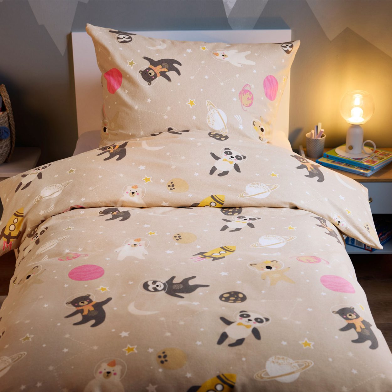 Flanell-Bettdeckenbezug, 1 Pers. NOVITESSE® günstig bei ALDI