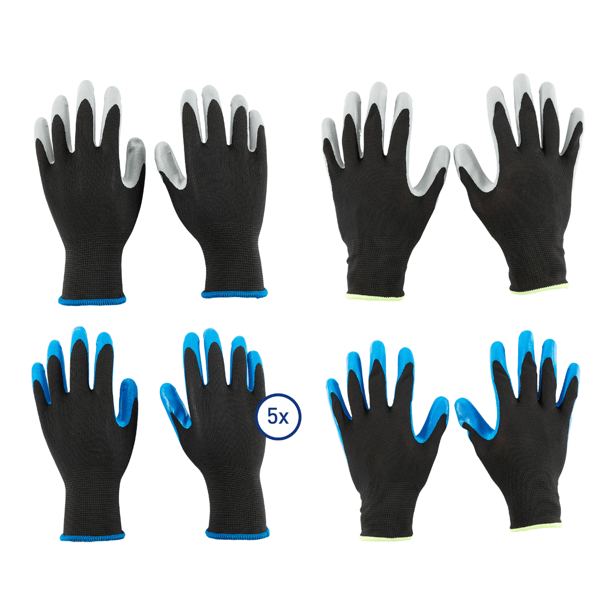 Arbeitshandschuhe, 5 Paar TOPCRAFT® günstig bei ALDI