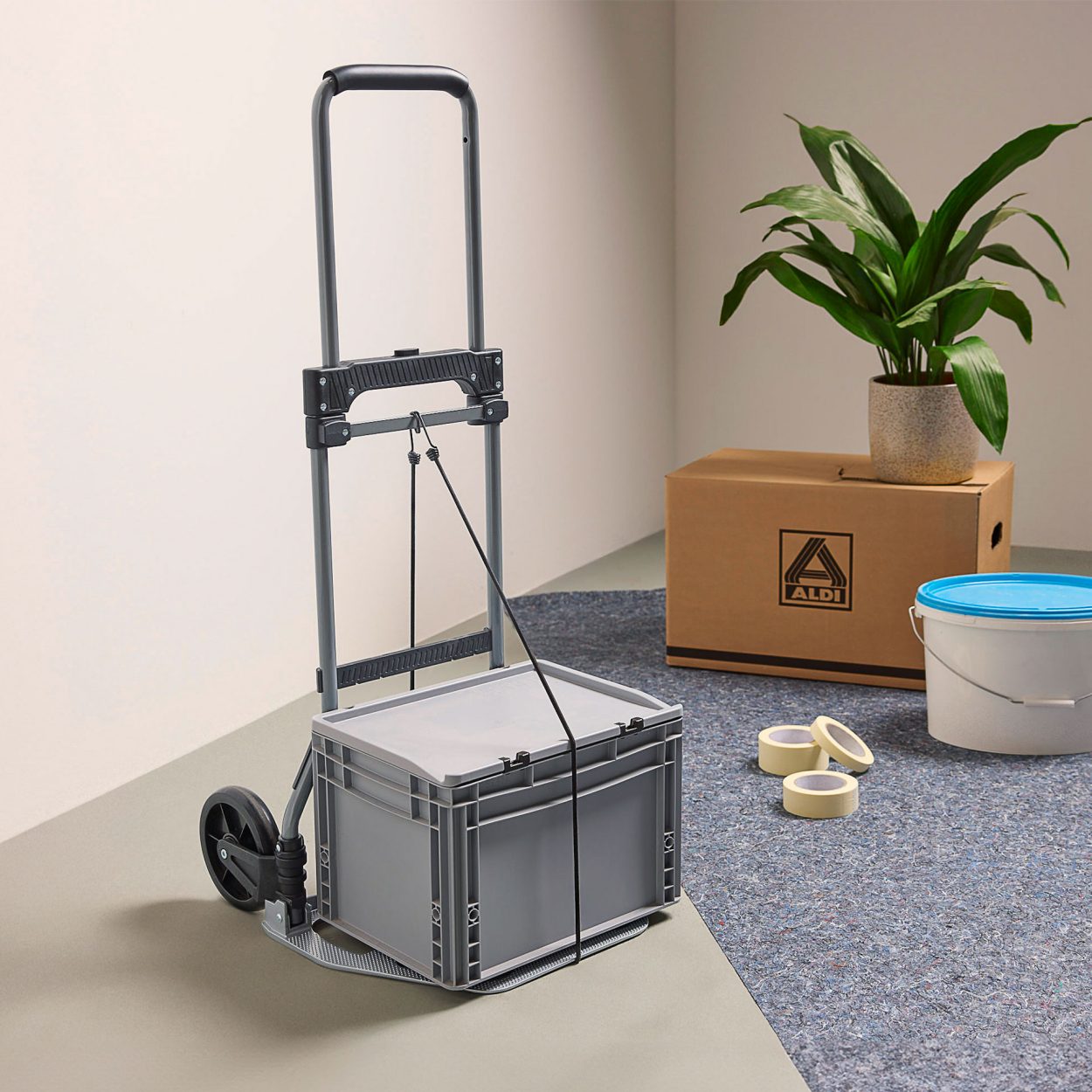 Diable pliant WORKZONE® bon marché chez ALDI