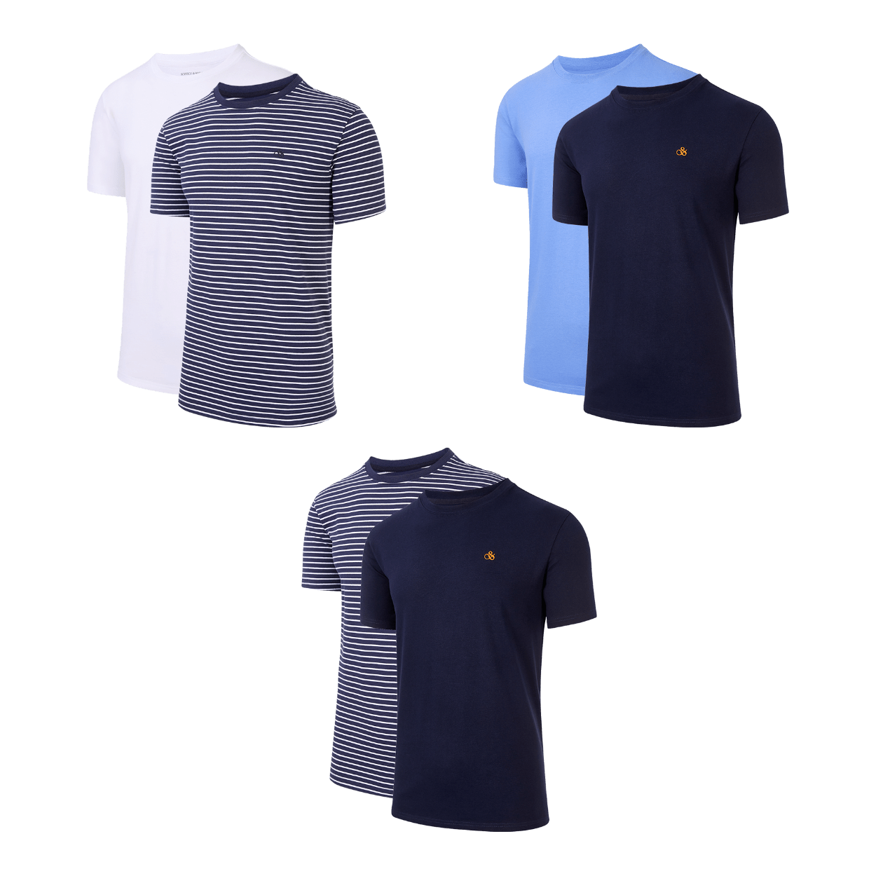 T-shirts, 2 pcs SCOTCH & SODA® bon marché chez ALDI