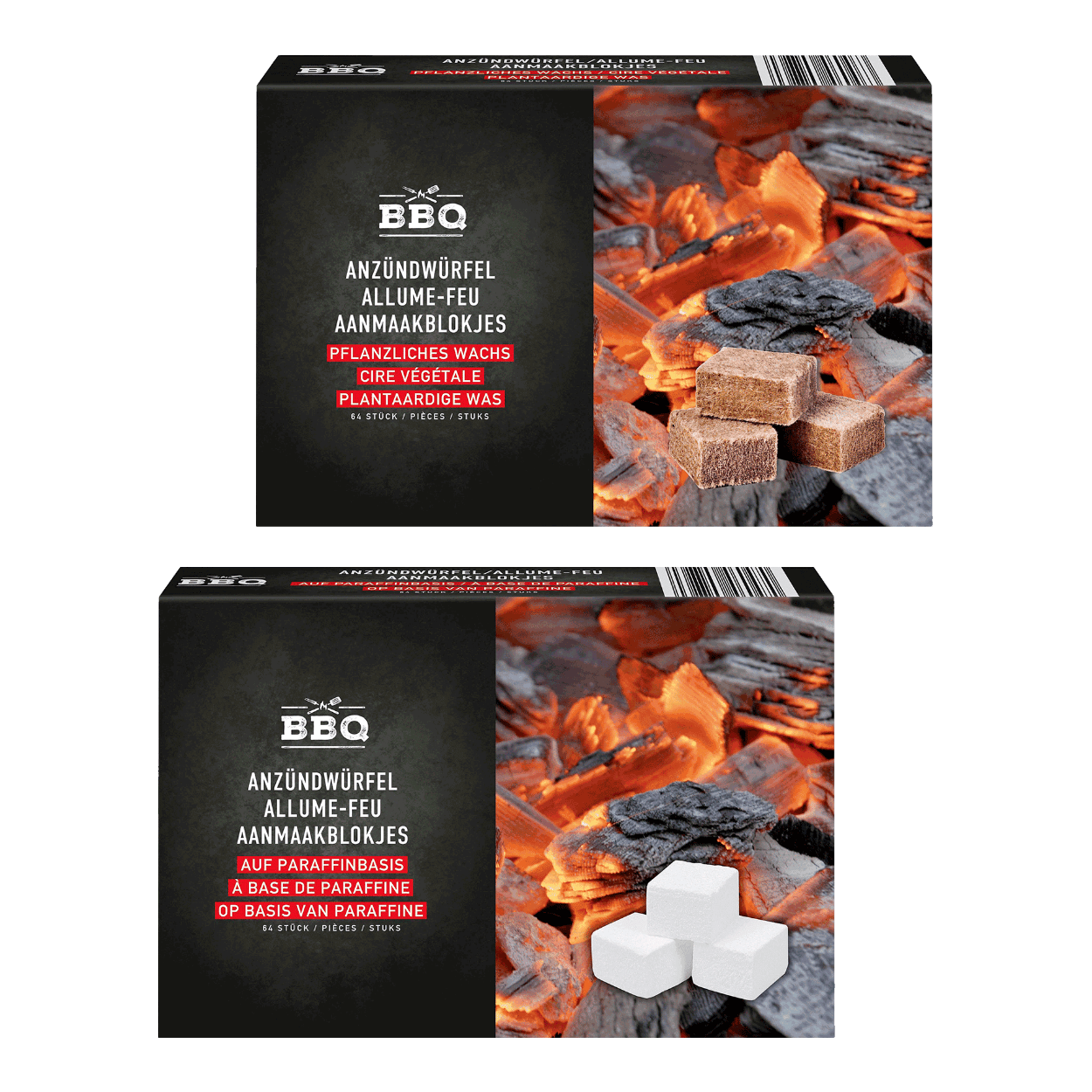 Blocs allume-feu, 64 pcs BBQ® bon marché chez ALDI