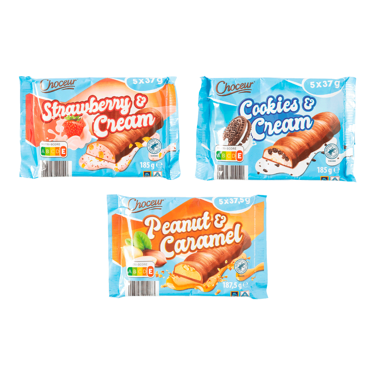 Gefüllte Schokoladenriegel CHOCEUR® günstig bei ALDI