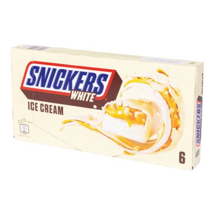 Snickers white ice cream, 6 st. SNICKERS® kopen bij ALDI België
