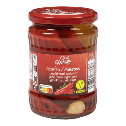 Gegrilde rode paprika's ALL SEASONS® kopen bij ALDI België