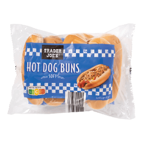 Hot dog buns, 6 pcs TRADER JOE'S® bon marché chez ALDI