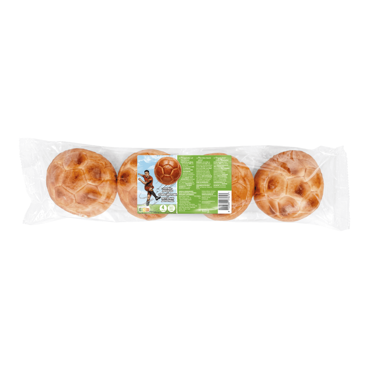 Petits pains briochés football bon marché chez ALDI