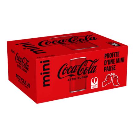 Miniblikjes Coca-Cola zero, 12 st. COCA-COLA® kopen bij ALDI België